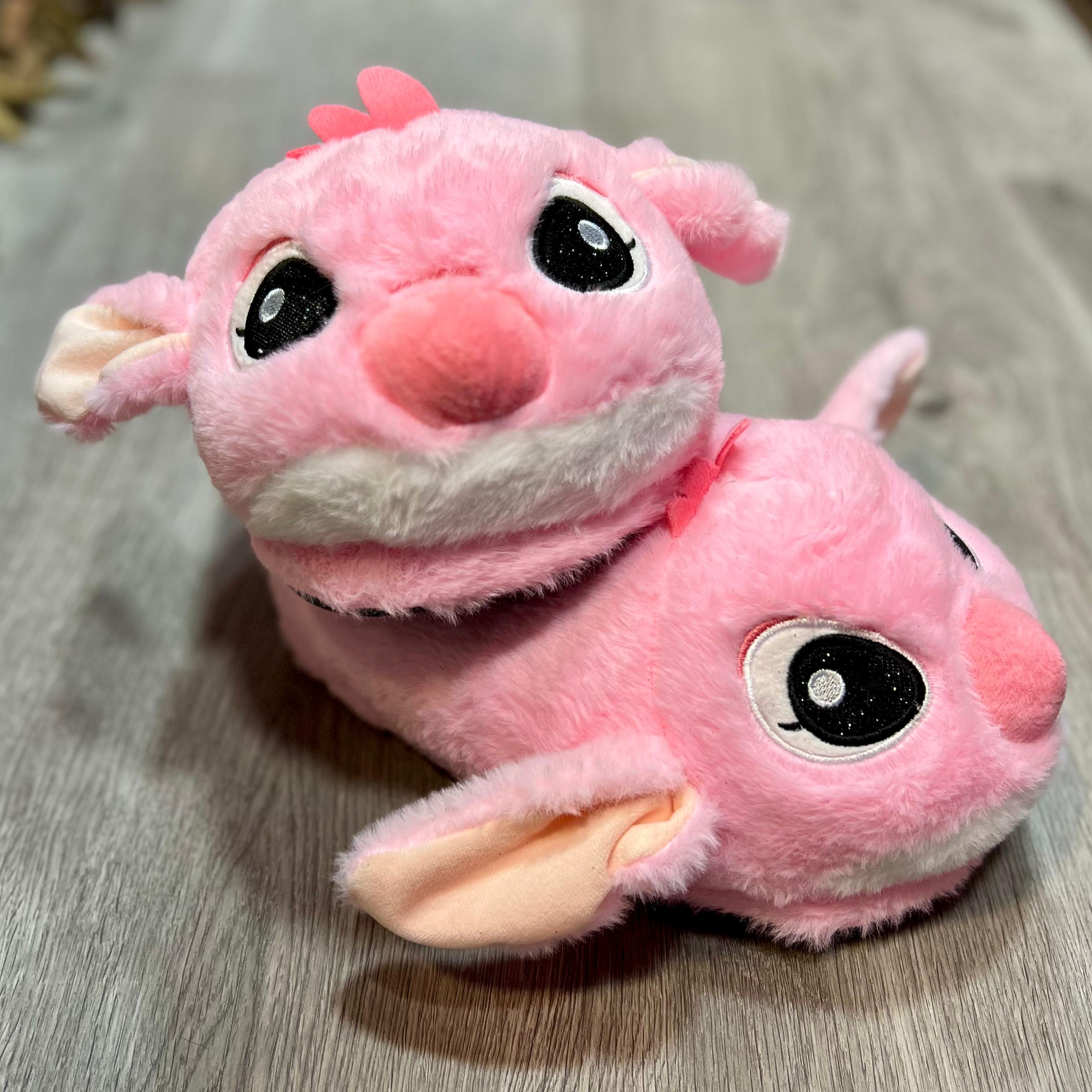 Stitched Plush Slippers Kawaii Warm Peluche Cartoon Anime Stuffed Slip ...